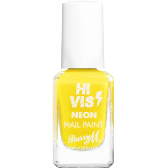 Barry M Hi Vis Neon Nail Polish - Yellow Flash - Colour Zone Cosmetics