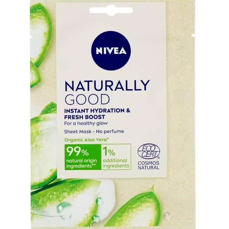 Nivea Naturally Good Organic Aloe Vera Instant Hydration & Fresh Boost ...