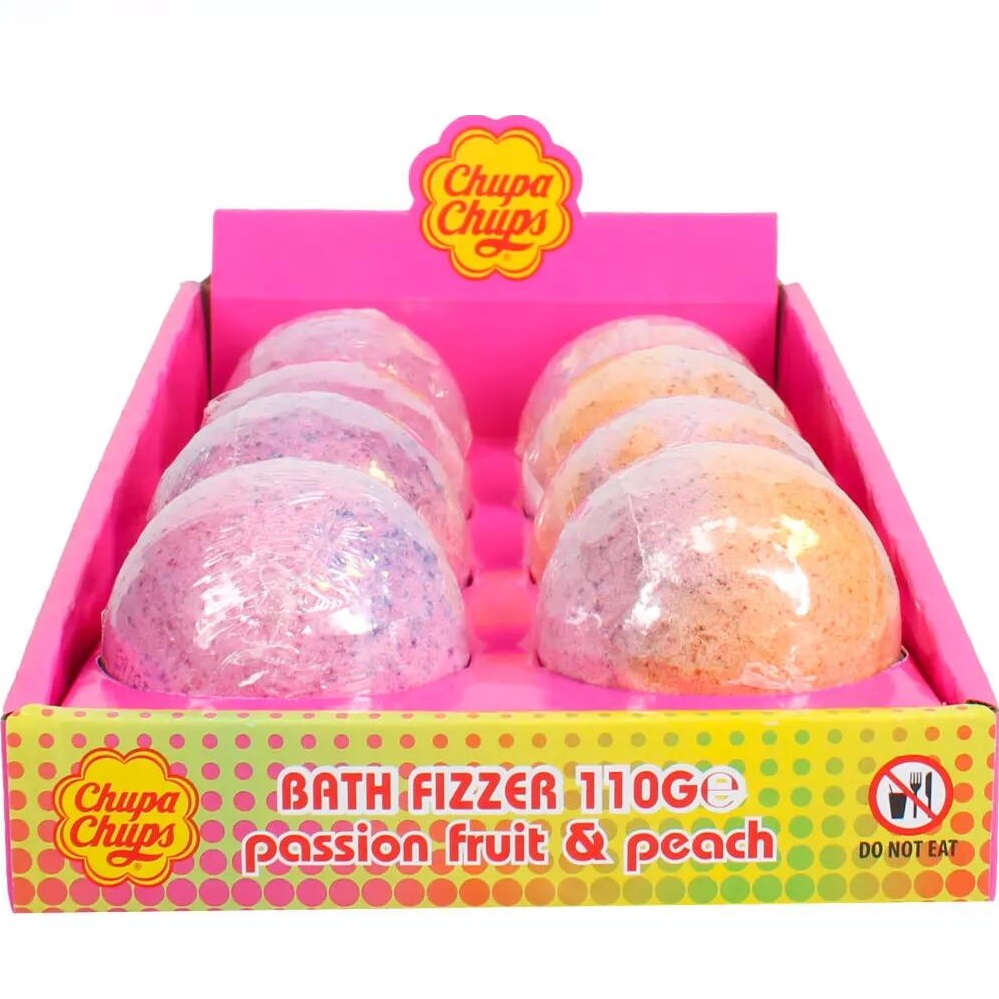 Chupa Chups Bath Fizzer Passion Fruit & Peach (various colours ...