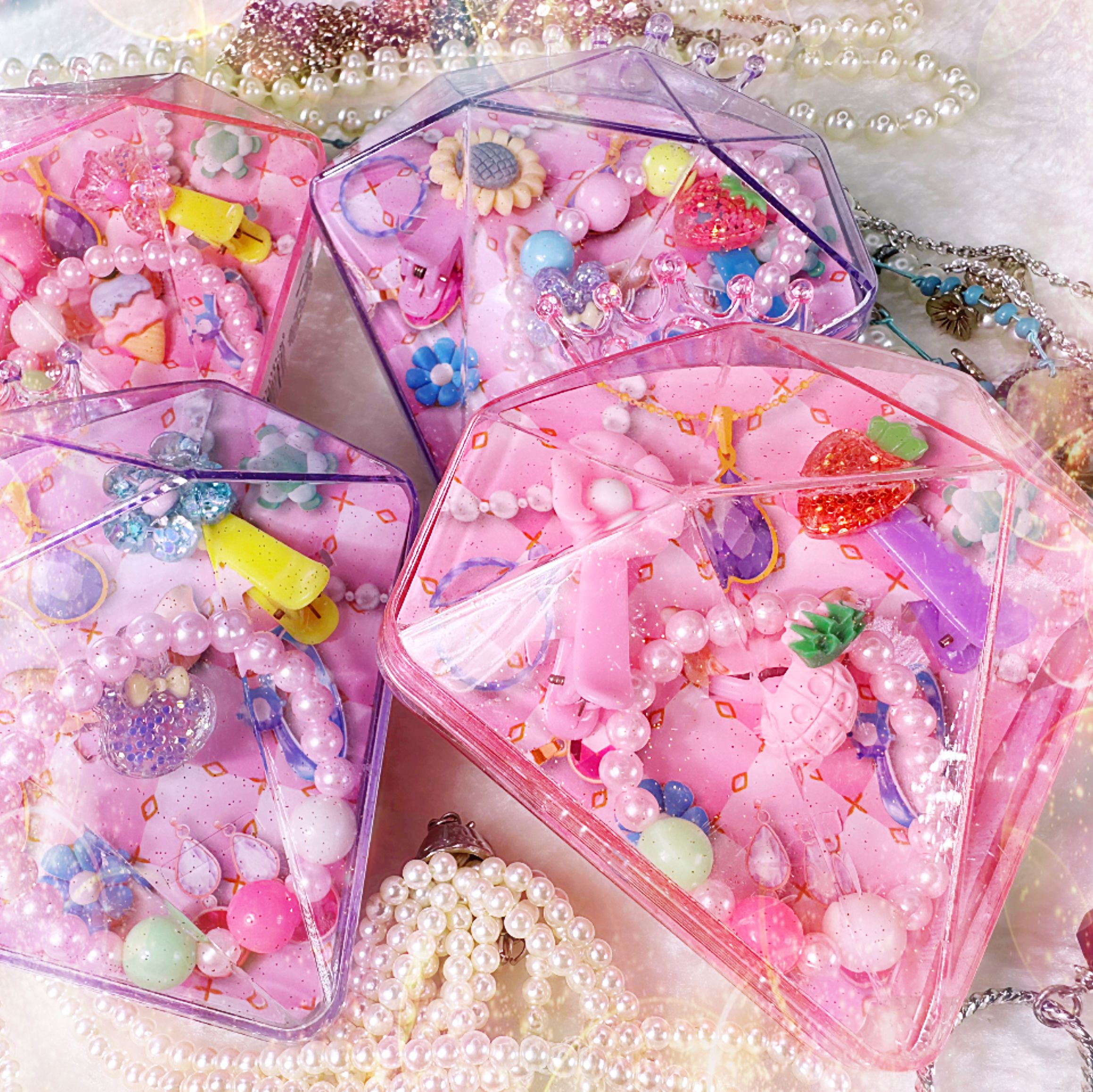 Diamond Crawn Princess Jewelry n Hair Accessories Gift Set for Kids ...