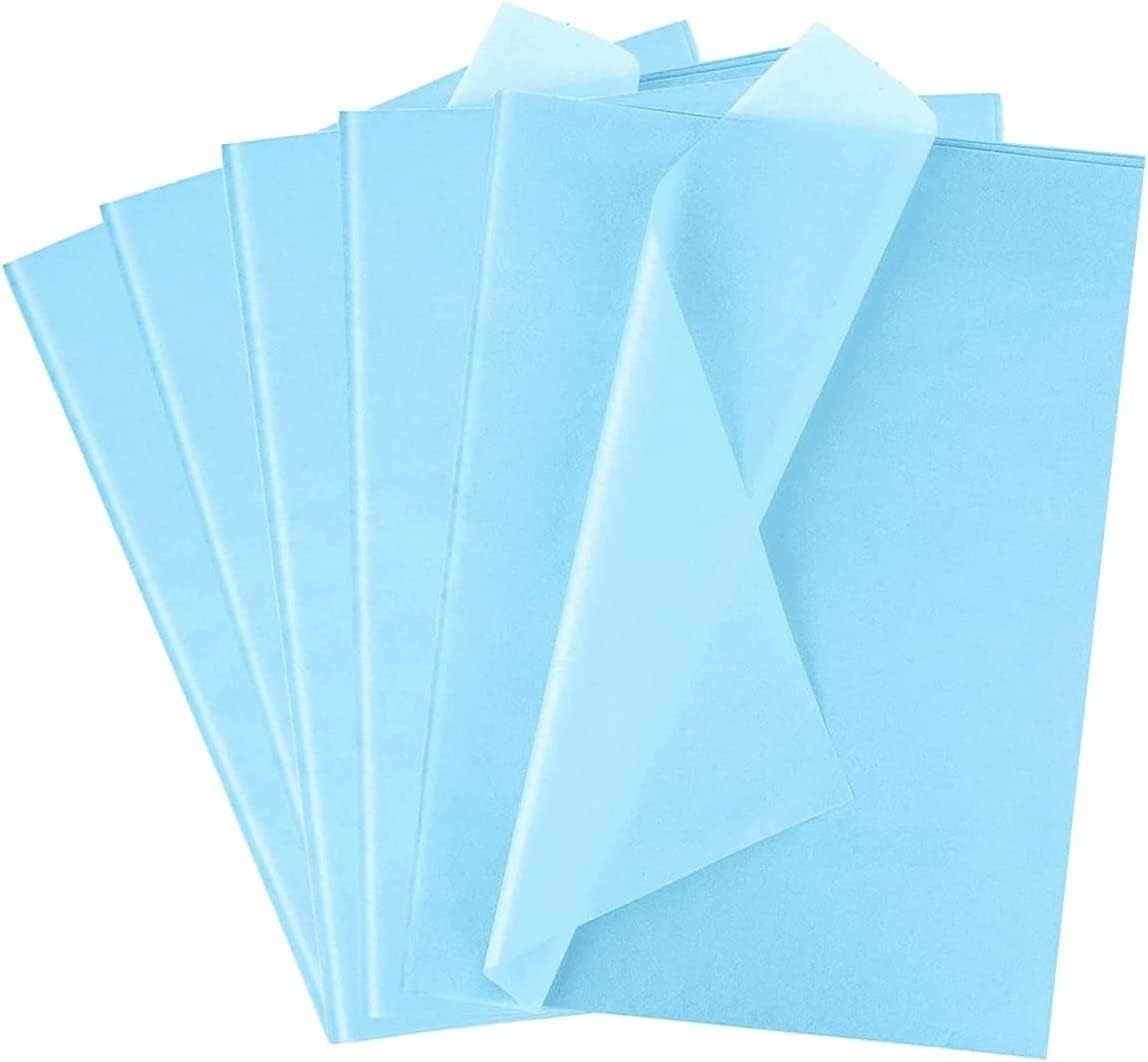 Baby Blue Tissue Paper 50cm x 75cm (various options) - Colour Zone ...