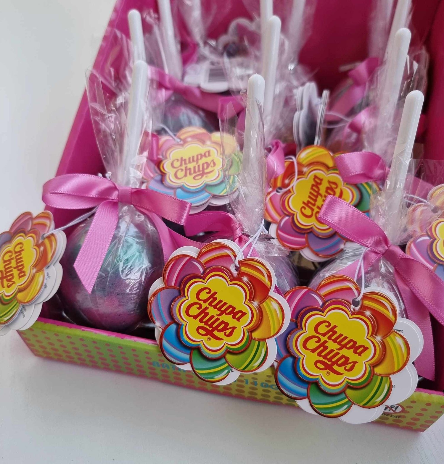 Chupa Chups Coloured Lollipop Bath Fizzer 110g - Colour Zone Cosmetics