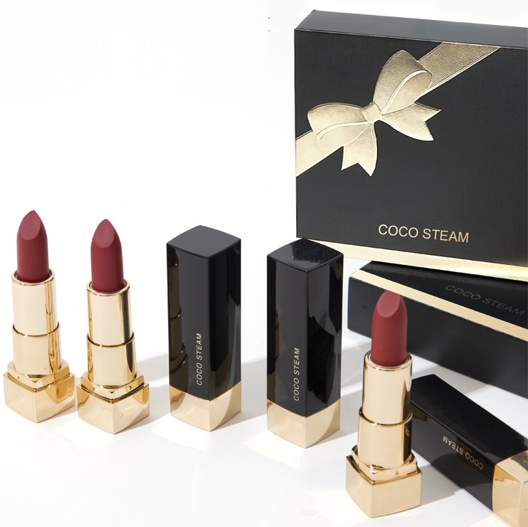 Coco Steam 3pcs Matte Lipstick Set - Colour Zone Cosmetics