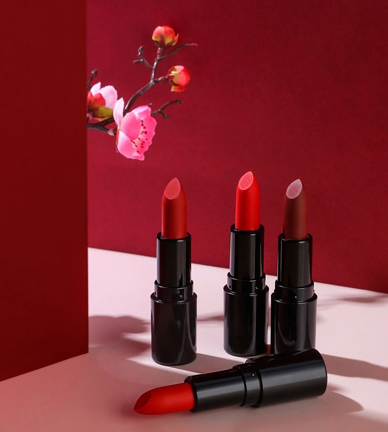 DaiShiAo 4pcs Floating Brocade Velvet Lipstick Set - Colour Zone Cosmetics