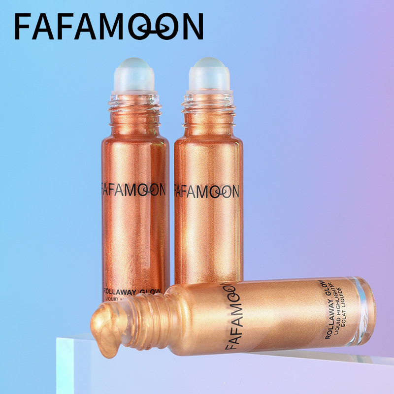 FafaMoon Roll-On Liquid Highlighter for Face, Body and Hair 10ml ...