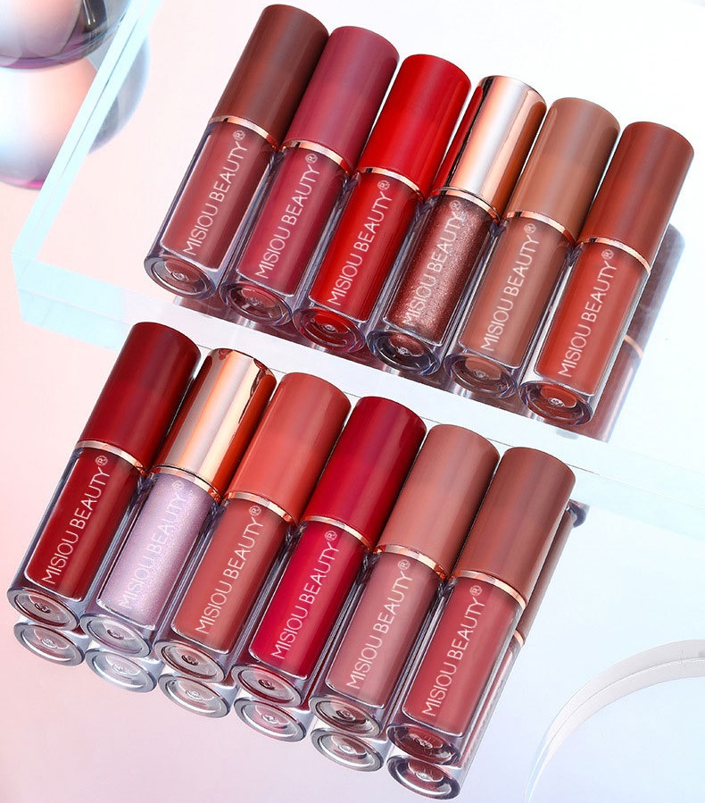 Misiou Beauty Thanks For The Love 12pcs Matte Liquid Lipstick Set (2.5g ...