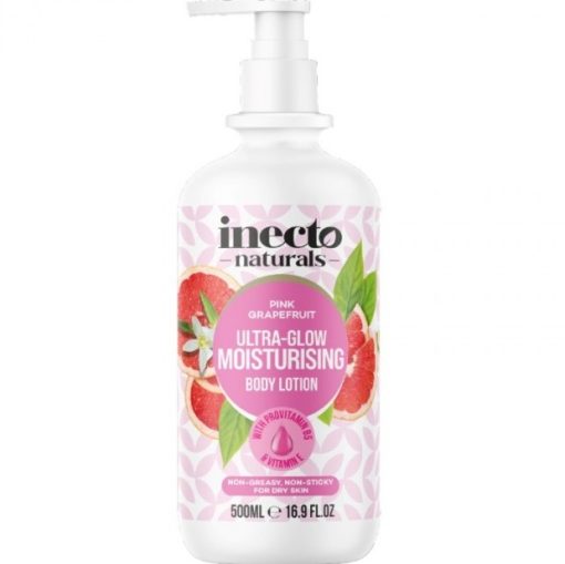 Inecto Naturals Ultra-Glow Moisturising Body Lotion 500ml - Pink ...