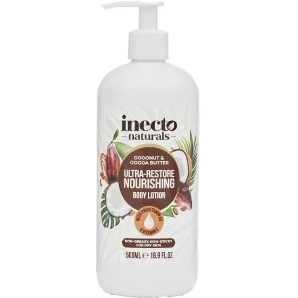 Inecto Naturals Ultra-Restore Nourishing Body Lotion 500ml - Coconut ...