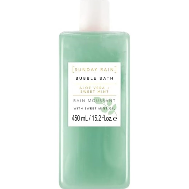 Sunday Rain Bubble Bath 450ml - Aloe Vera & Sweet Mint - Colour Zone ...