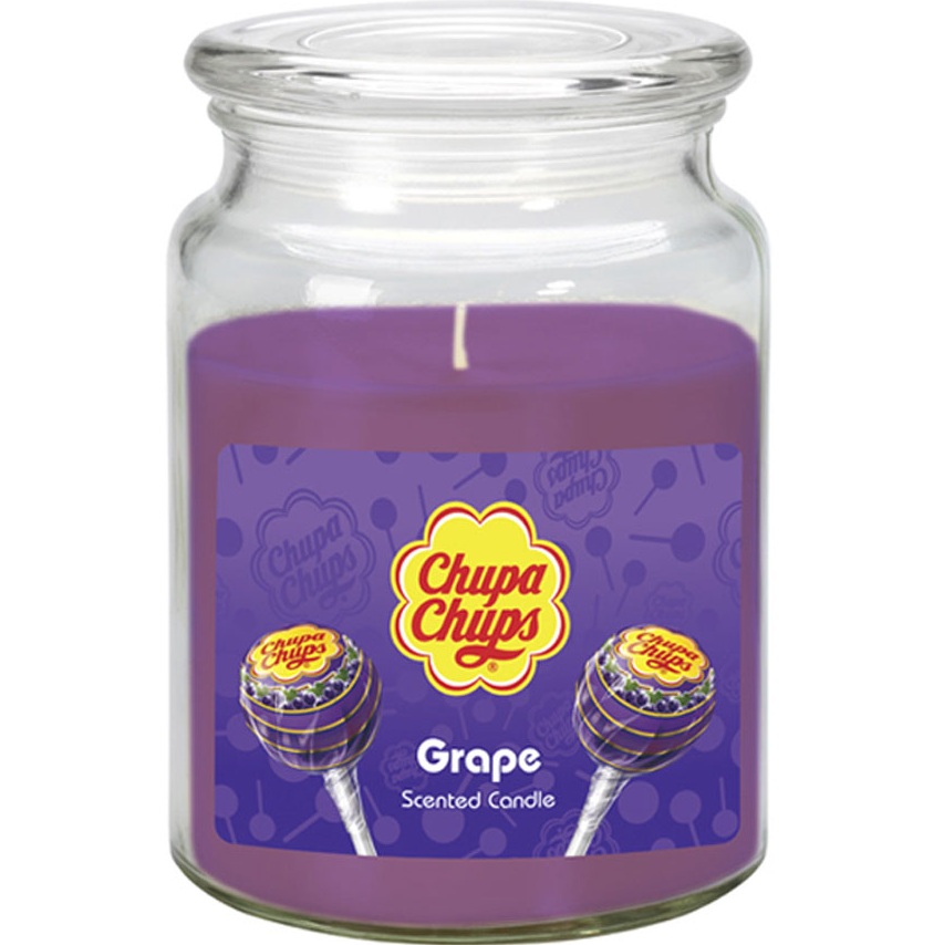 Chupa Chups Large Scented Candle 510g - Grape - Colour Zone Cosmetics
