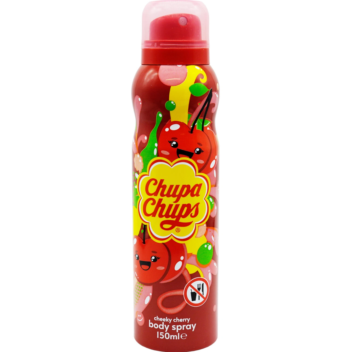 Chupa Chups Body Spray 150ml - Cheeky Cherry - Colour Zone Cosmetics