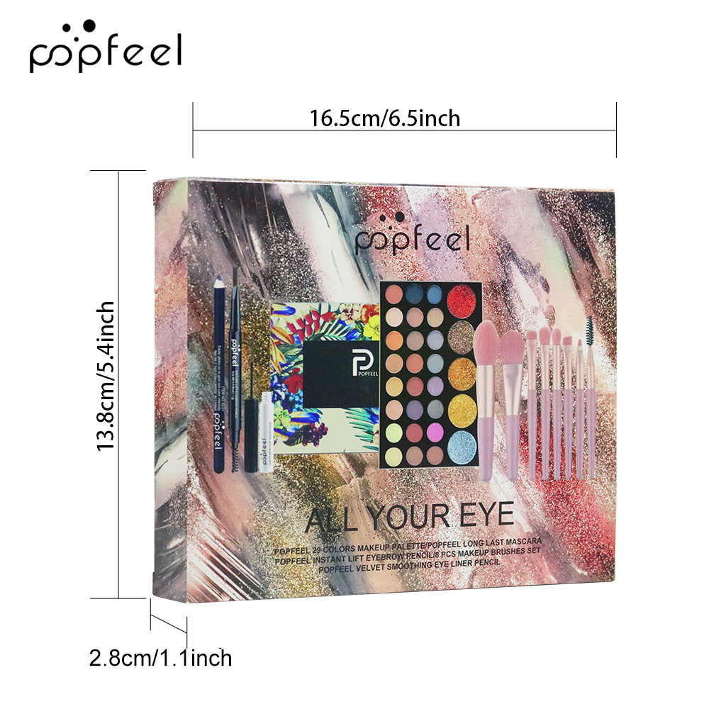 Popfeel All Your Eye Makeup Gift Set C - Earth - Colour Zone Cosmetics