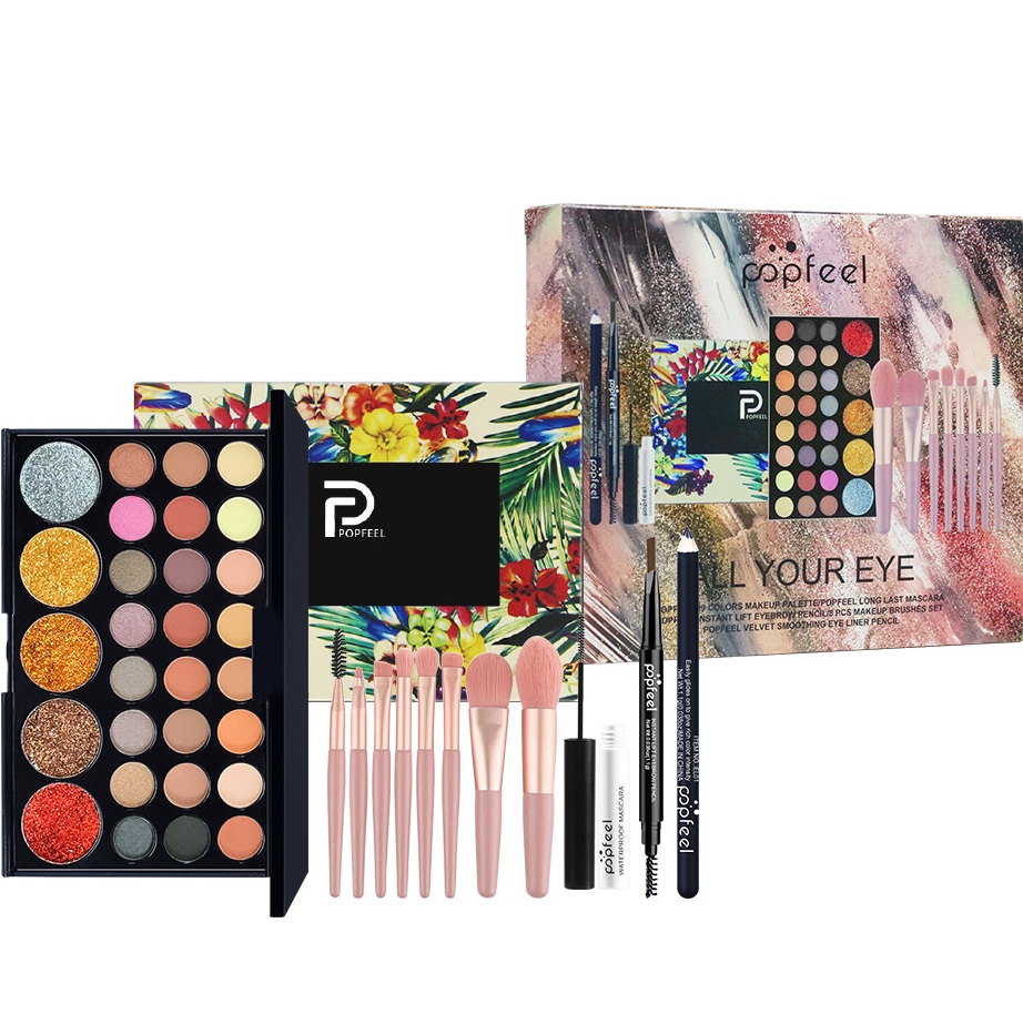 Popfeel All Your Eye Makeup Gift Set C - Earth - Colour Zone Cosmetics