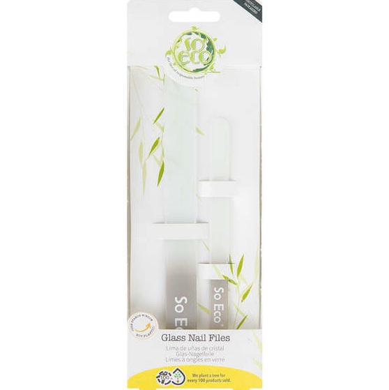 So Eco 2pcs Pack Glass Nail Files - Colour Zone Cosmetics
