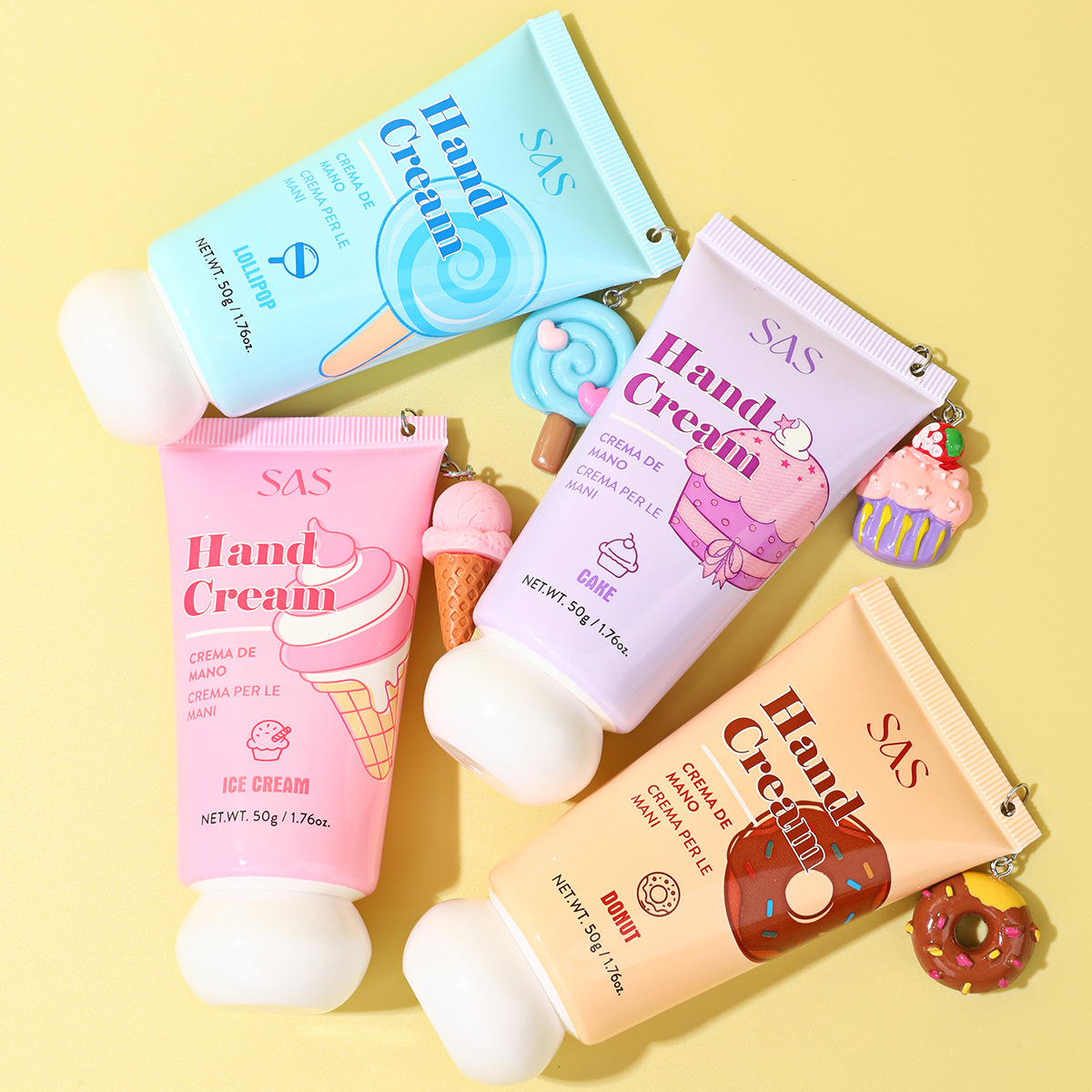SAS Cute Hand Cream 50g (various styles) - Colour Zone Cosmetics