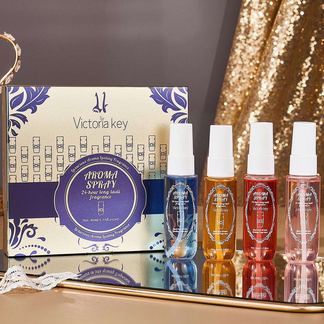Victoria Key Aroma 4pcs Perfume Spray Gift Set 4 x 40ml - Colour Zone ...