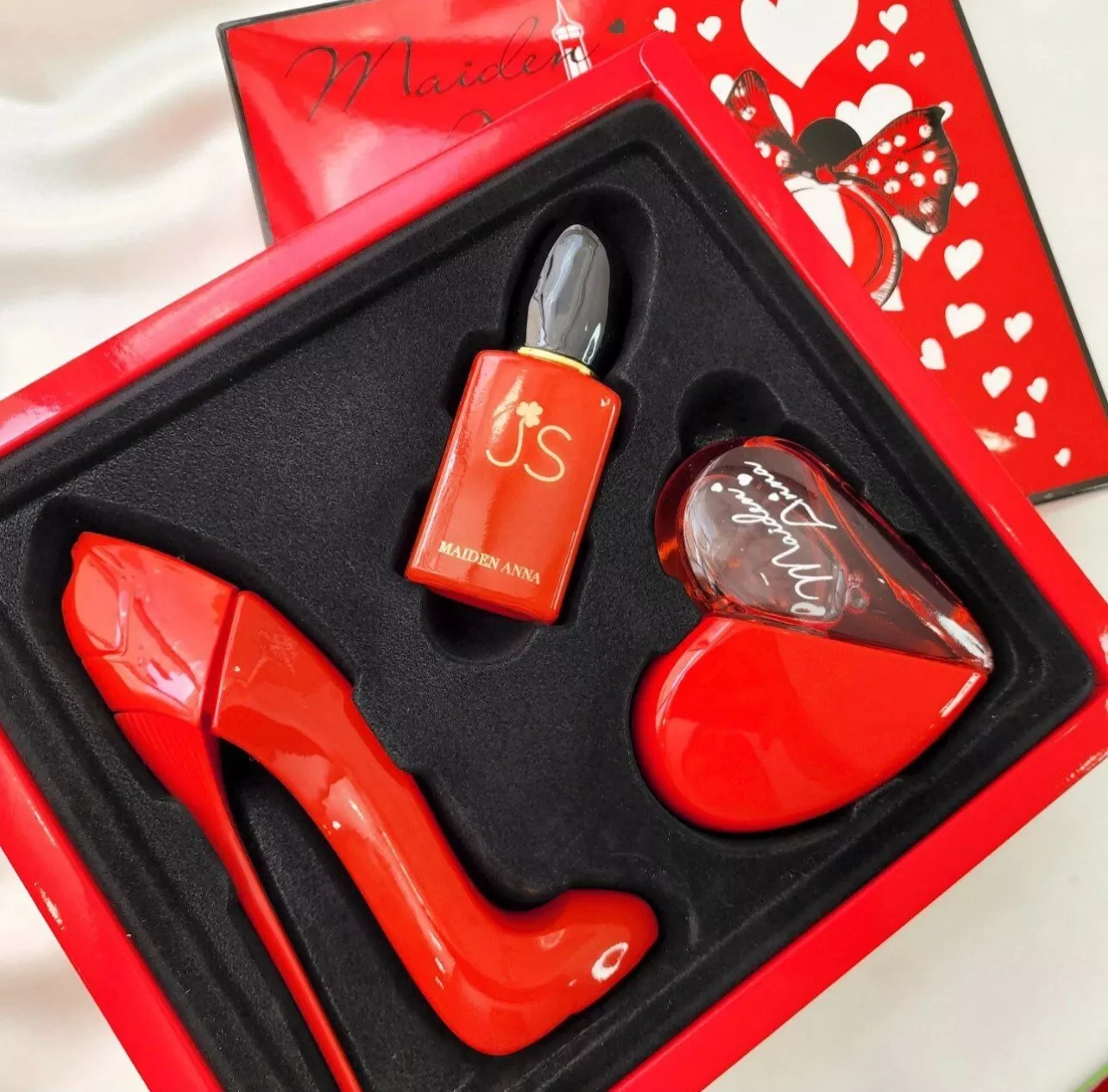 Jean Miss 3pcs Perfume Gift Set - Red - Colour Zone Cosmetics